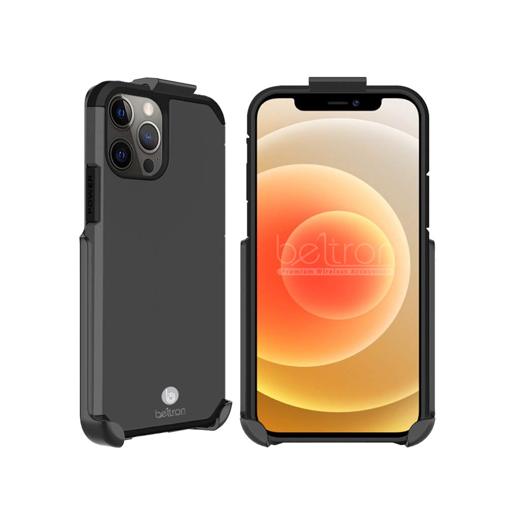 BELTRON Case with Belt Clip for iPhone 12 Pro Max, Slim Full Protectio ...
