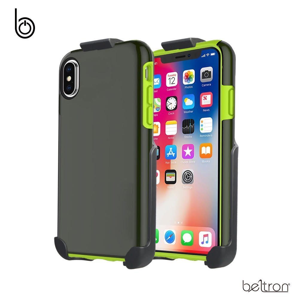 BELTRON Belt Clip Holster for Incipio iPhone X/iPhone Xs DualPro Case ...