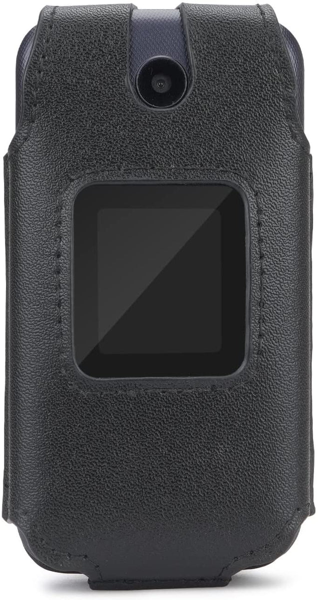 BELTRON Leather Fitted Case for Alcatel Go Flip 4 / TCL Flip Pro Phone ...